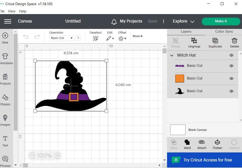 Witch Hat SVG - Etsy