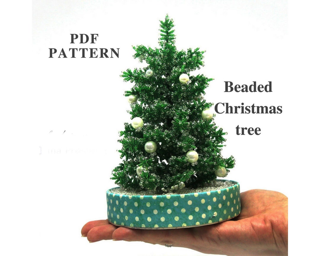 Beaded Christmas Tree Pattern | Seed Bead Patterns | Beading Tutorial ...