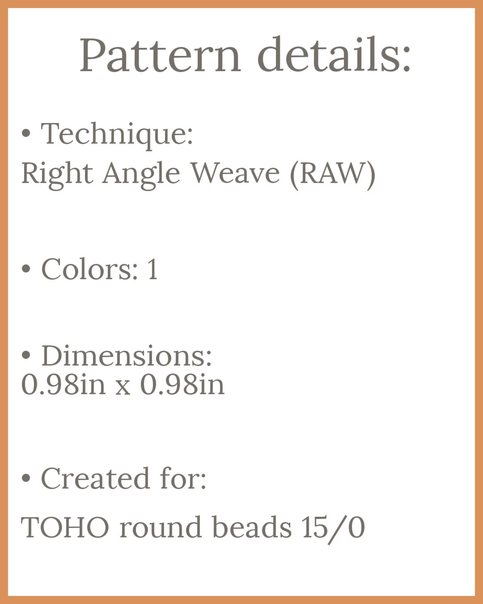 Pendant Sun, Seed Bead Beading Pattern, RAW Right Angle Weave, Beaded ...