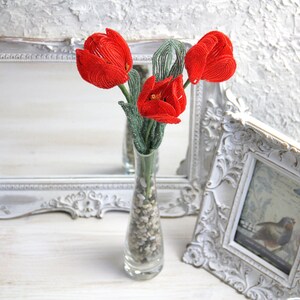 Beaded Tulip and Narcissus Pattern, Beaded Flowers Patterns, Seed Bead ...