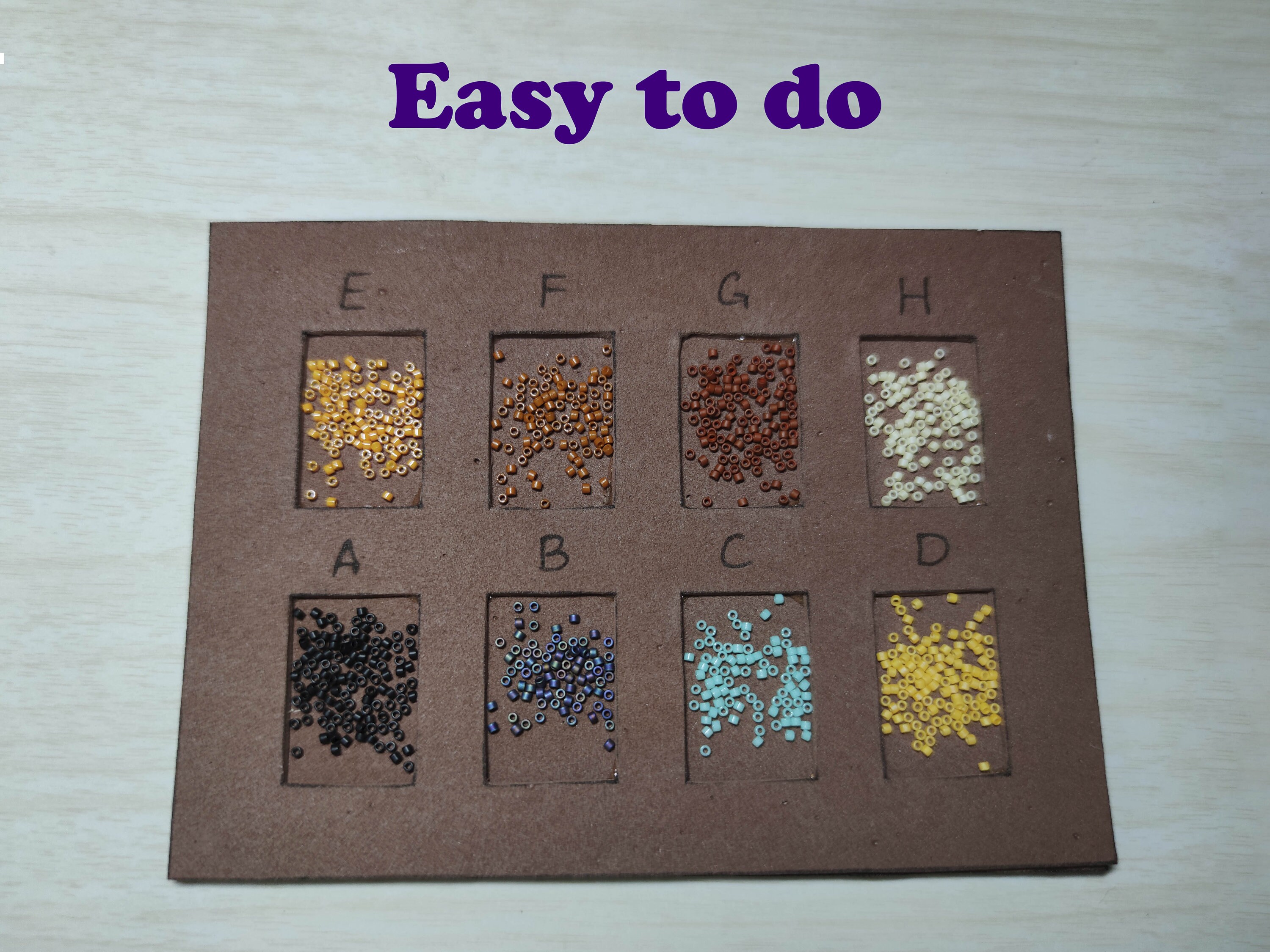 DIY Bead Tray Tutorial for Bead Container Instruction for Bead ...