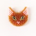 Pendant Cat 2 | Beaded Jewelry | Seed Bead | Beading Pattern Right ...