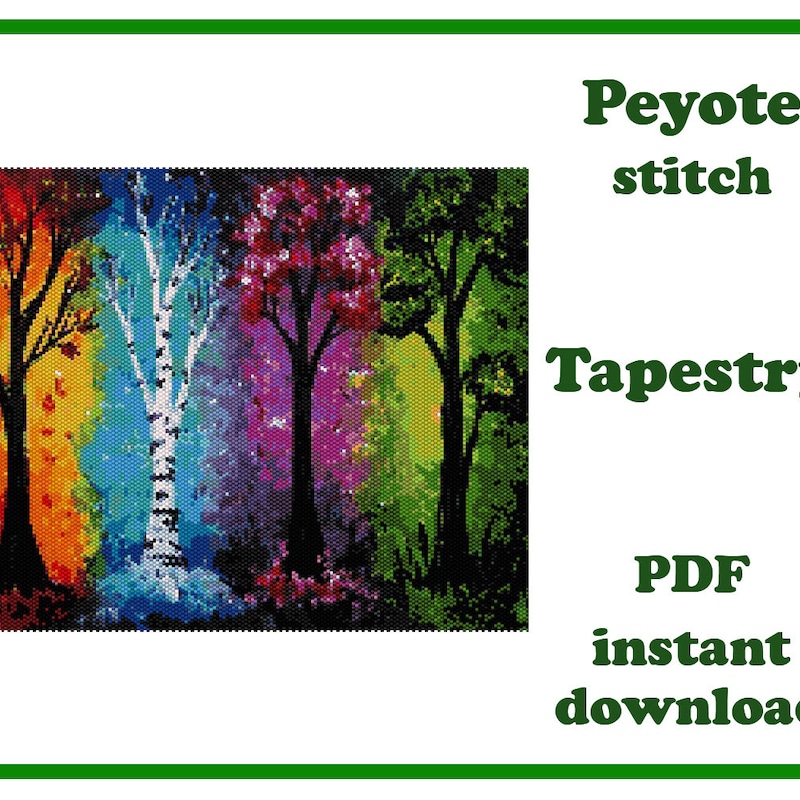 Tree of Seasons Tapestry - Etsy