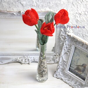 Beaded Lilac, Tulip, Narcissus Pattern | Beaded Flowers Patterns | Seed ...