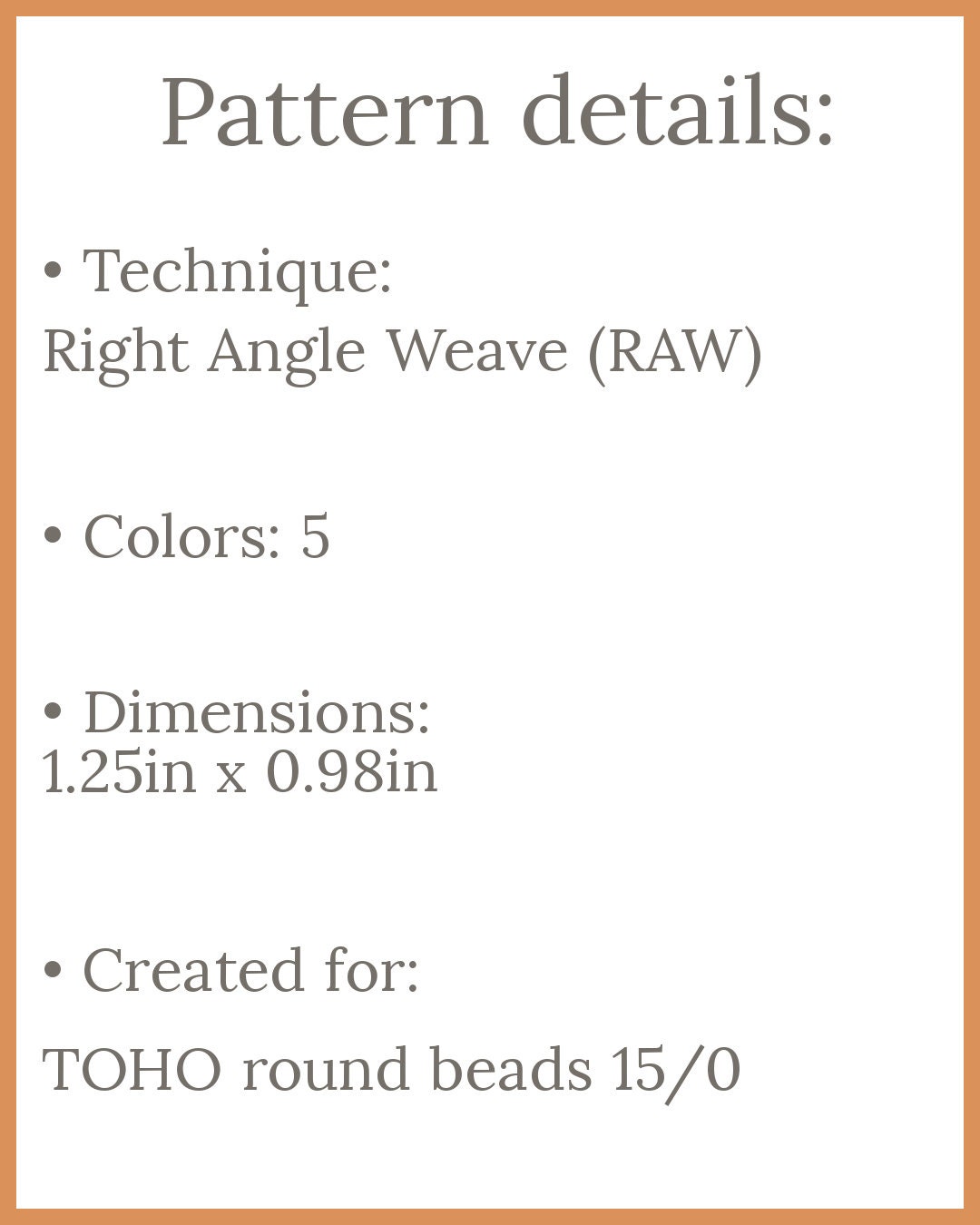 Pendant UFO Seed Bead Beading Pattern RAW Right Angle Weave Beaded Ufo ...