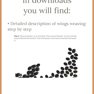 Pendant Bat, Halloween Jewelry, Seed Bead, Beading Pattern RAW Right ...