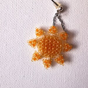 Pendant Sun 2 | Seed Bead Beading Pattern RAW Right Angle Weave Beaded ...
