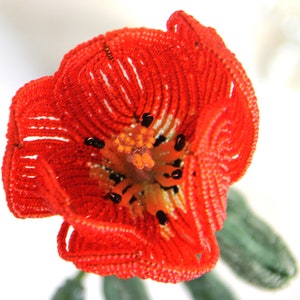 Beaded Tulip and Narcissus Pattern, Beaded Flowers Patterns, Seed Bead ...