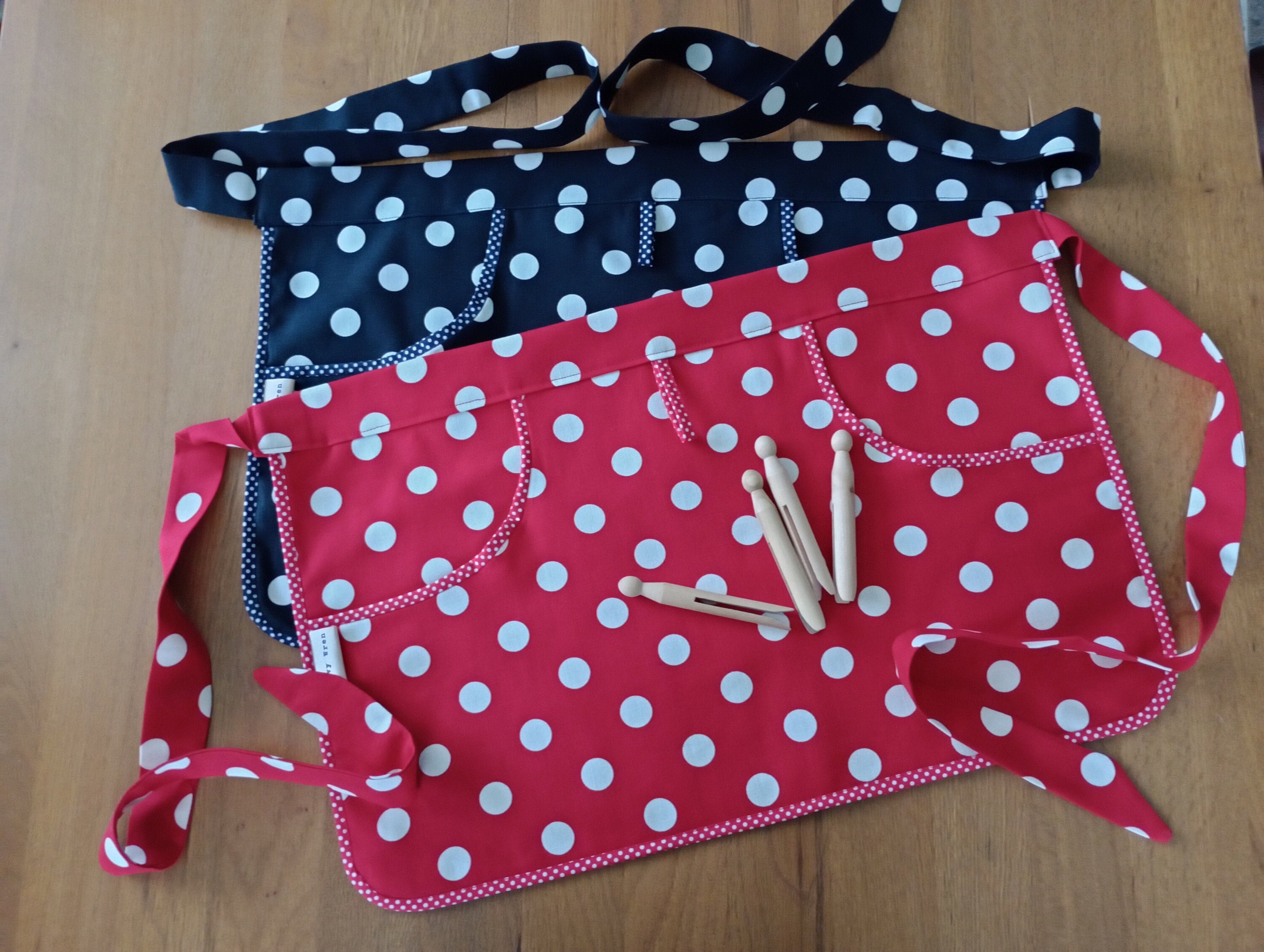 Peg Apron, Clothes Peg Apron, Laundry Apron, Half Apron, Work Apron ...