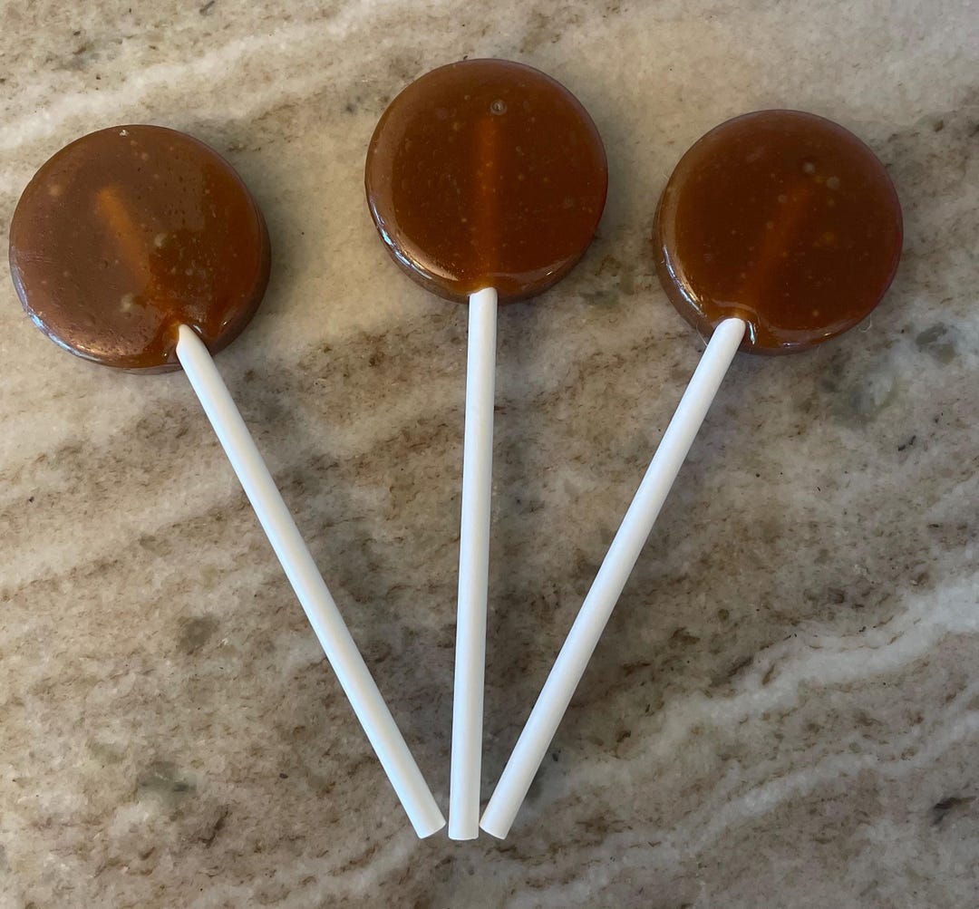 Lollipops Butter Rum Gourmet Candy Handcrafted Suckers Artisan Sweets ...
