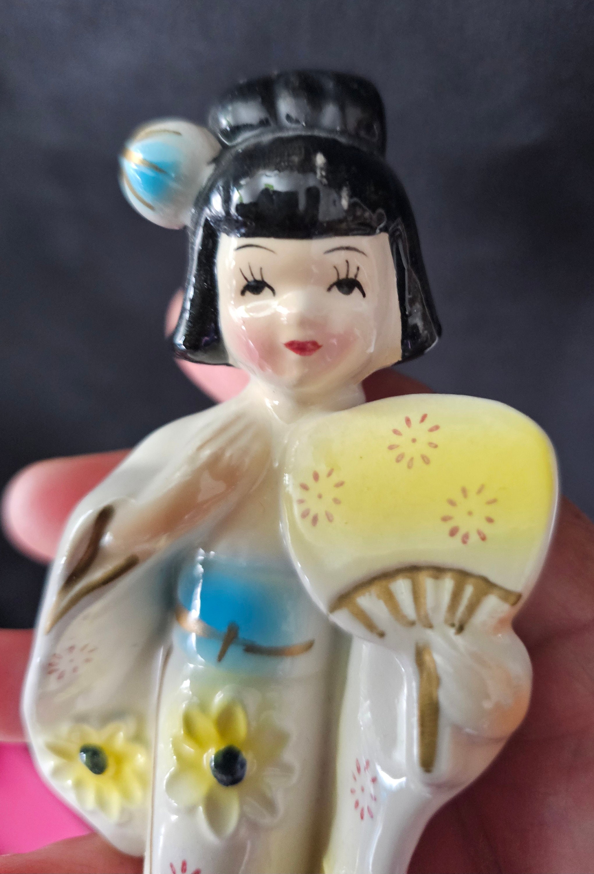 1950's Japanese Kitsch Geisha Girl Ceramic Figurine - Etsy