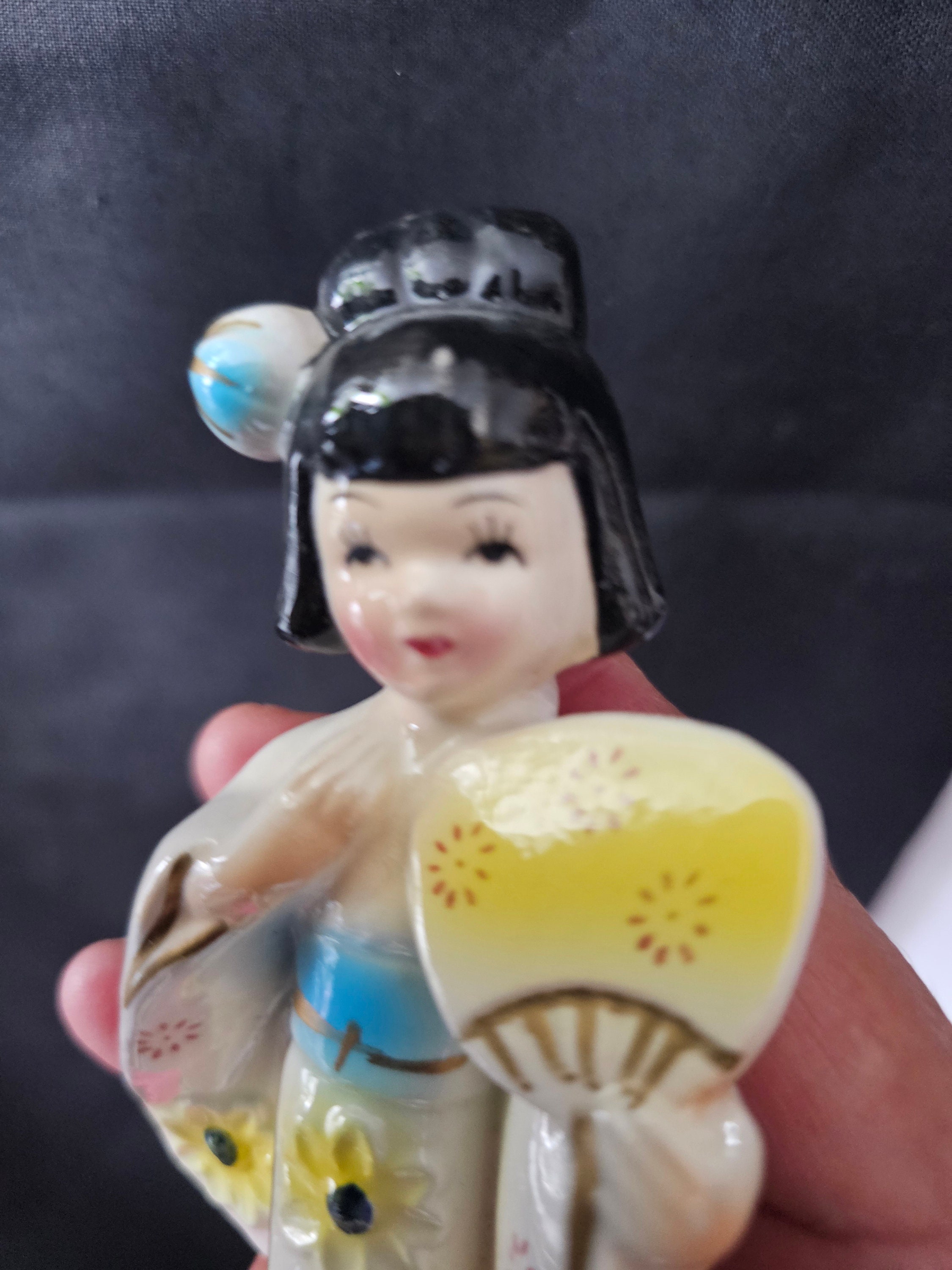 1950's Japanese Kitsch Geisha Girl Ceramic Figurine - Etsy