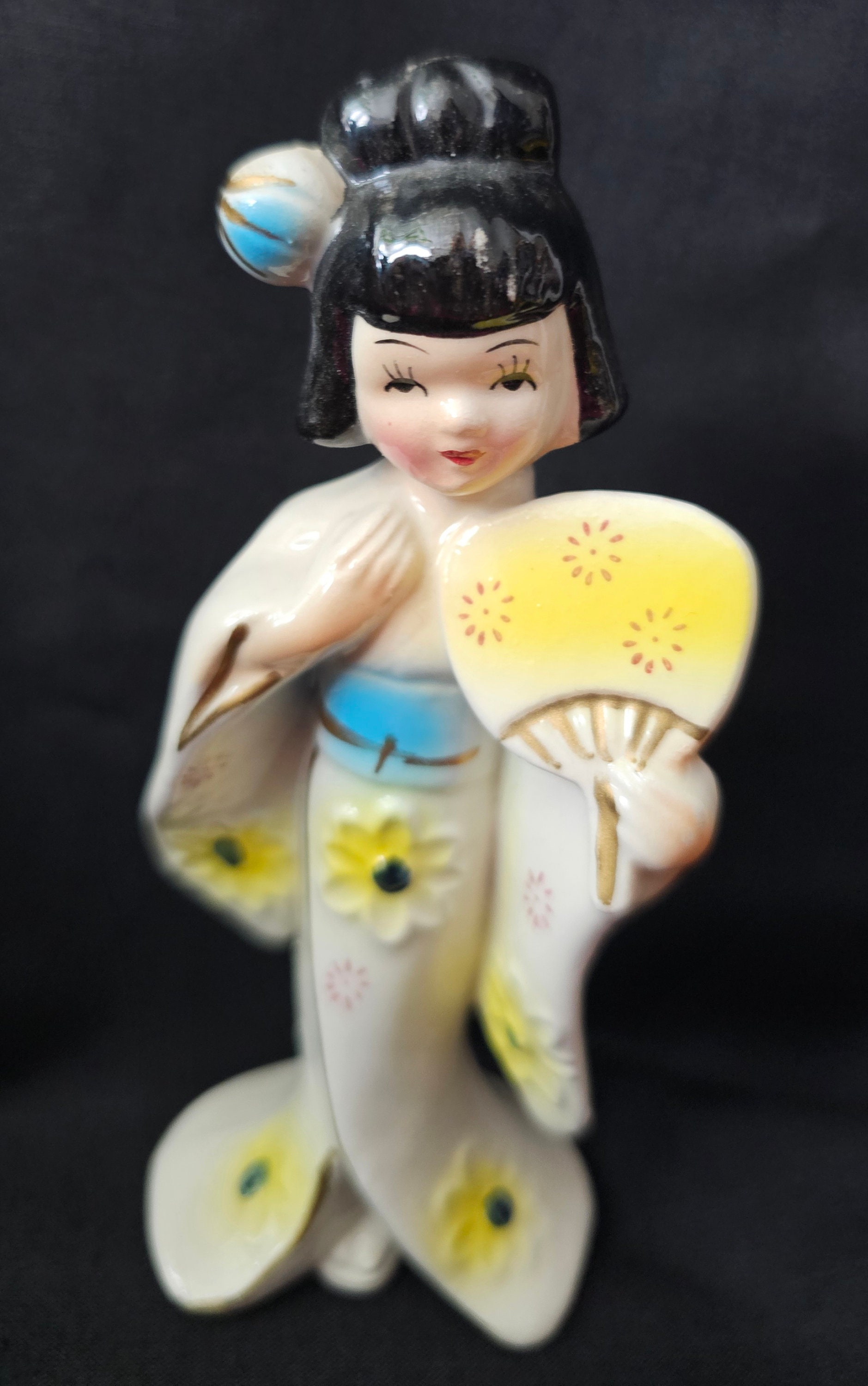 1950's Japanese Kitsch Geisha Girl Ceramic Figurine - Etsy