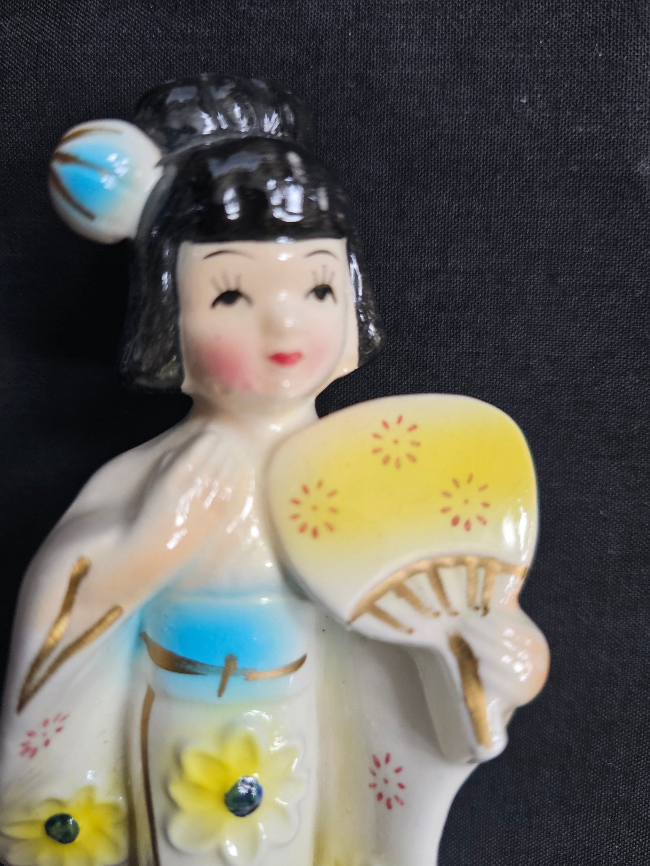 1950's Japanese Kitsch Geisha Girl Ceramic Figurine - Etsy