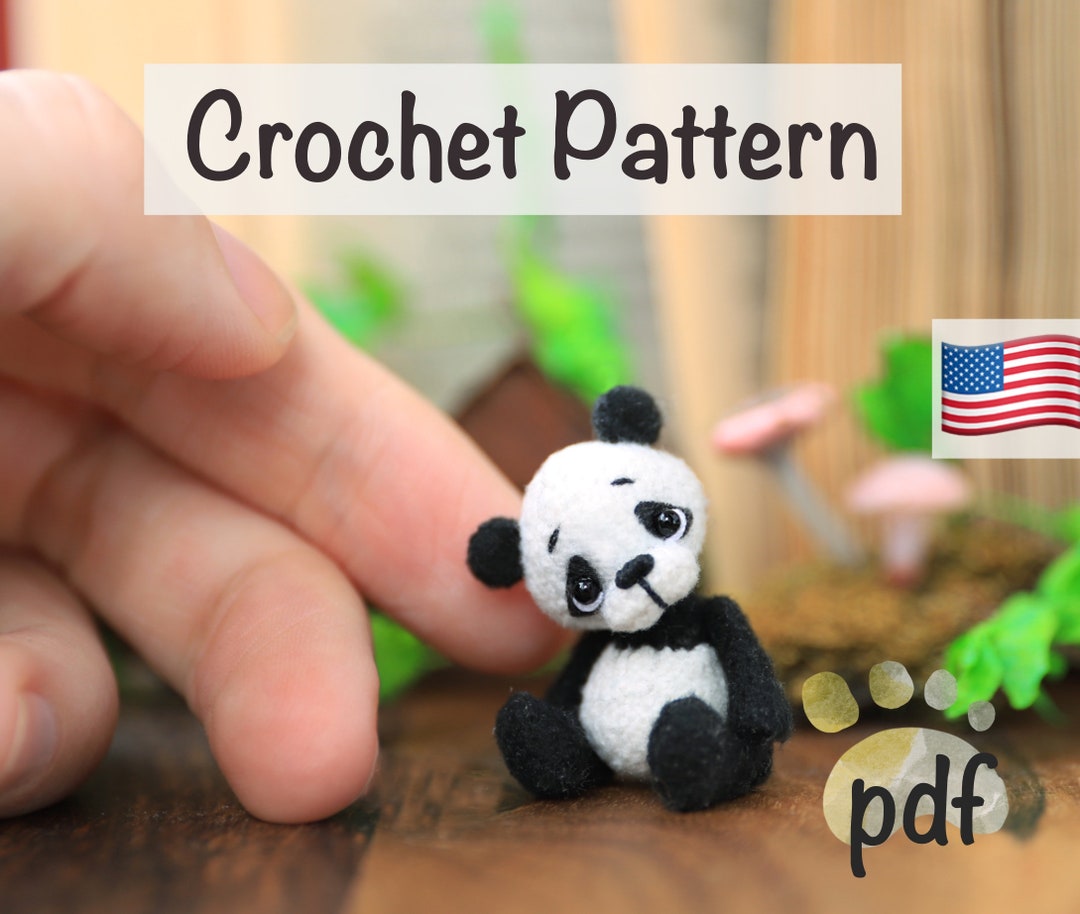 Crochet Pattern PANDA Amigurumi Pattern - Create Your Own Miniature ...