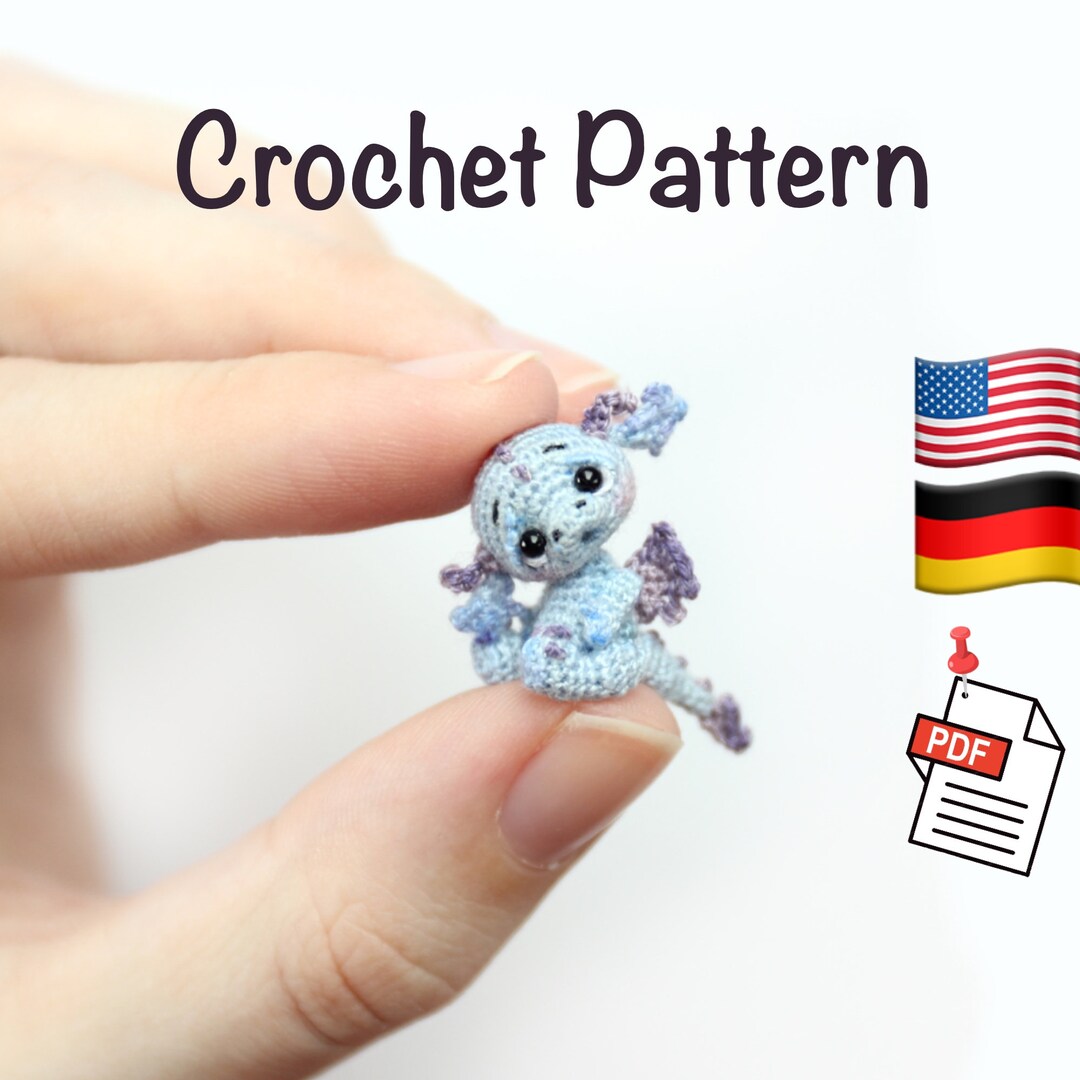 Patron au crochet DRAGON amigurumi tutoriel pdf motif - Etsy France