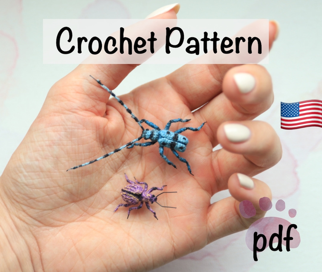 Crochet Beetles Pattern Micro Realistic Insects Amigurumi: Make Your Own Crochet BUG by ...