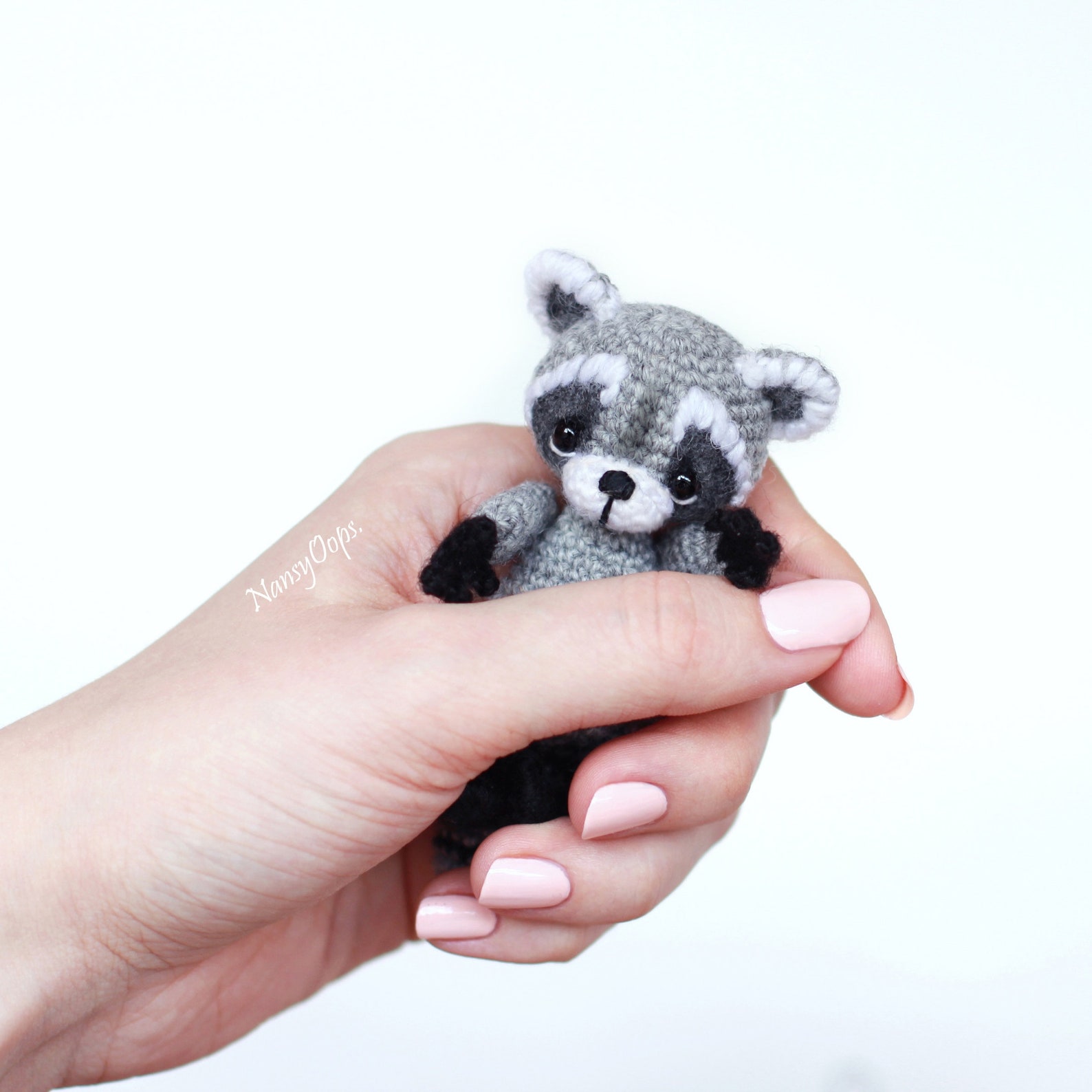 Crochet Pattern Raccoon Amigurumi Pattern by Nansyoops Pdf Tutorial - Etsy