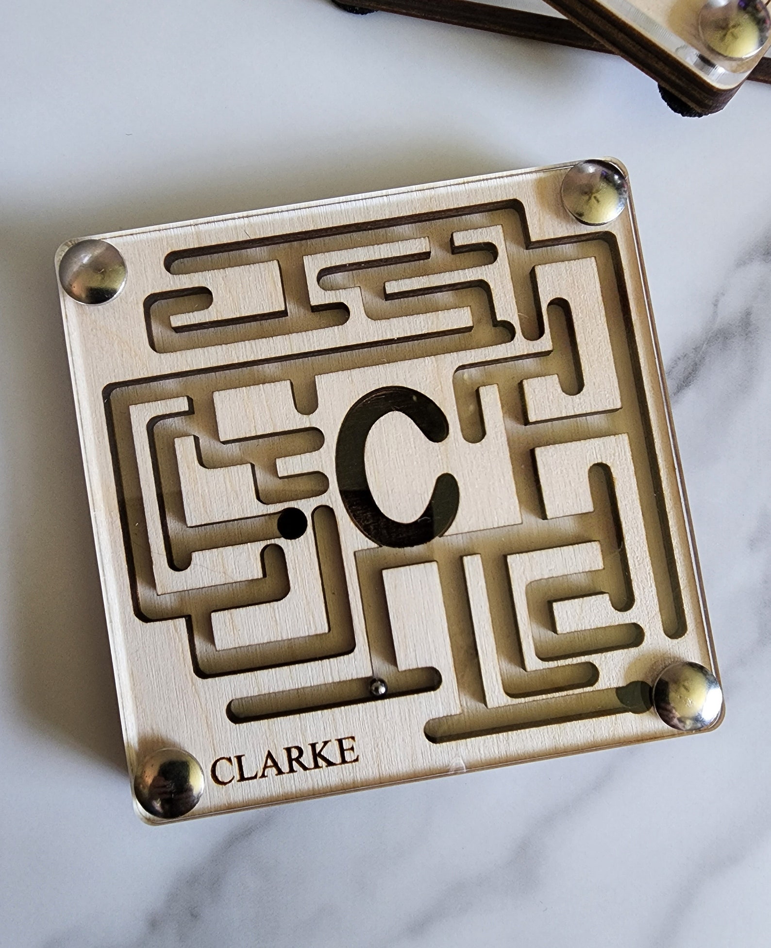 Custom Maze Coasters - Father's Day Gift - Family Gift - Personalized ...