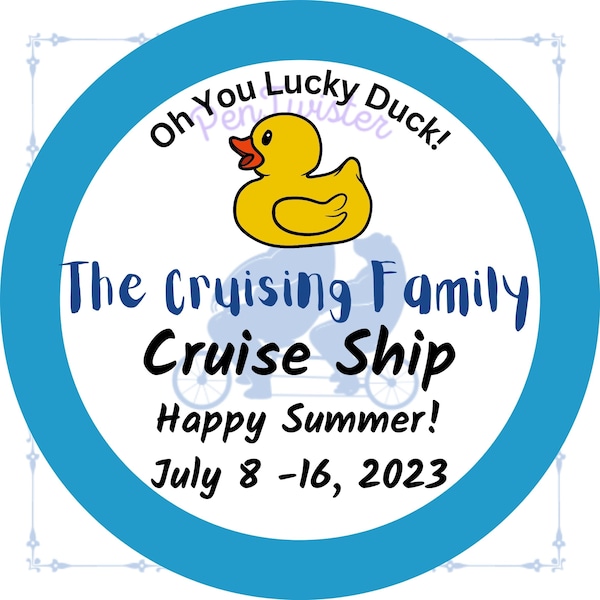 Cruising Duck Stickers - Etsy