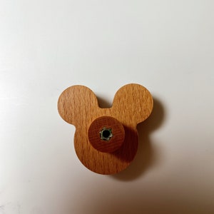 6pc Wooden Mouse Knob (natural Wood Color) for Dresser Drawers | Mouse ...