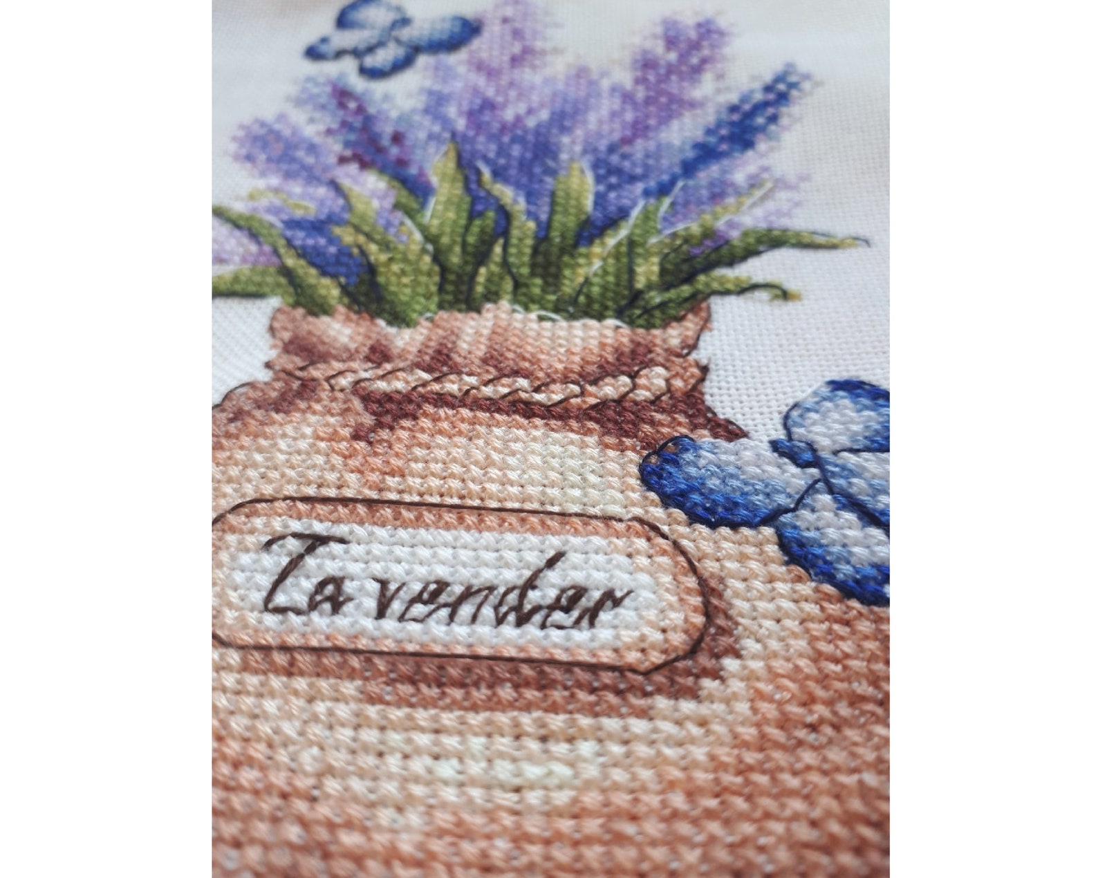 Lavender Cross Stitch Pattern PDF Provence Cross Stitch Chart - Etsy
