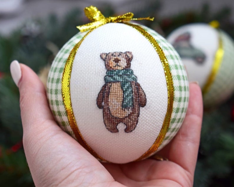 Teddy Bear Cross Stitch Pattern PDF Simple Counted Cross - Etsy