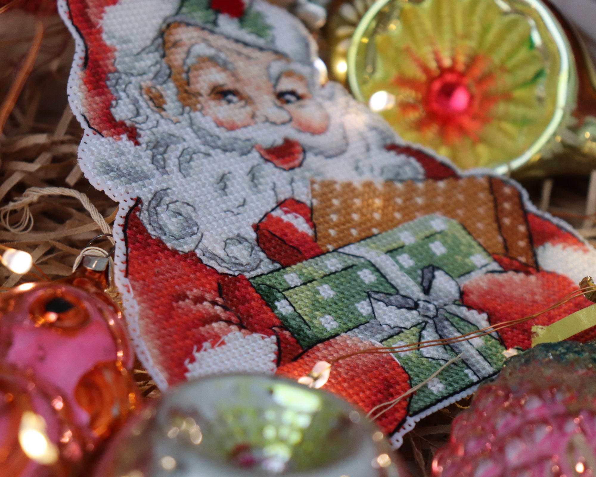 Santa Claus Cross Stitch Pattern PDF New Year Cross Stitch - Etsy