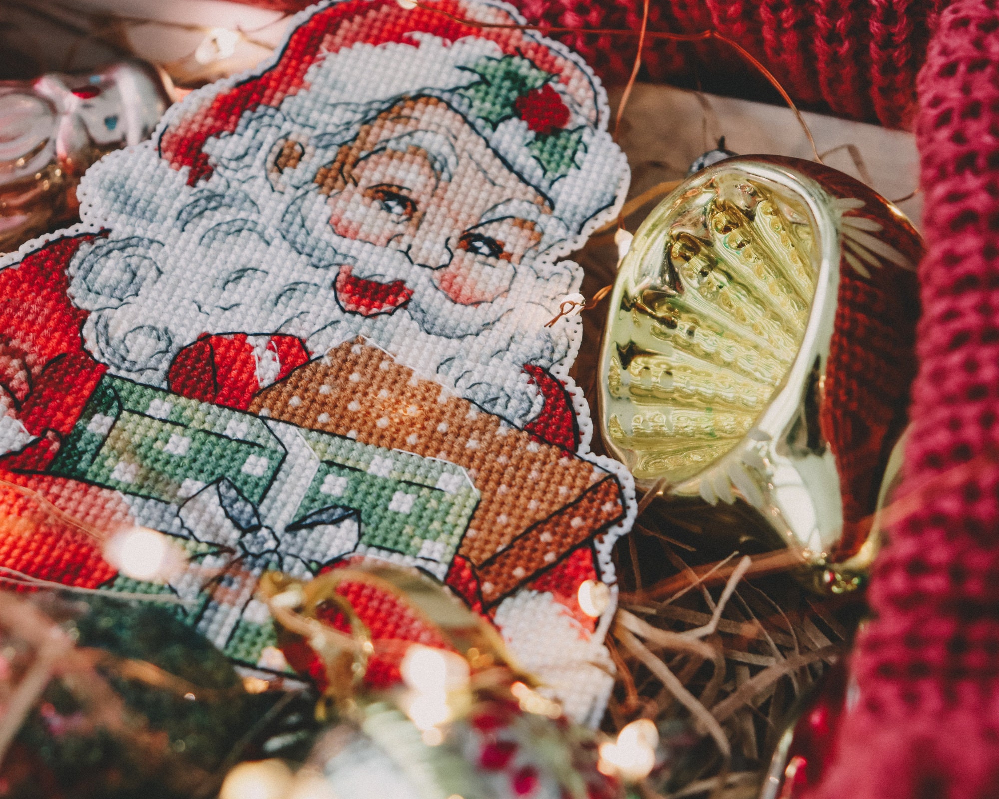 Santa Claus Cross Stitch Pattern PDF New Year Cross Stitch - Etsy