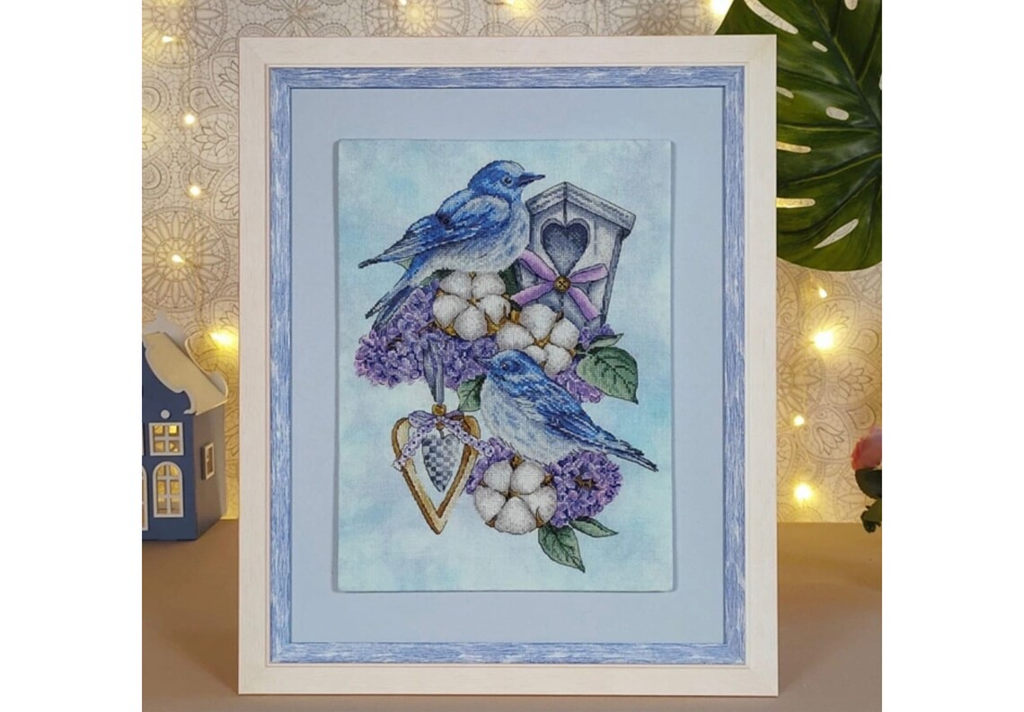 Spring сross Stitch Pattern PDF Housewarming сross Stitch - Etsy