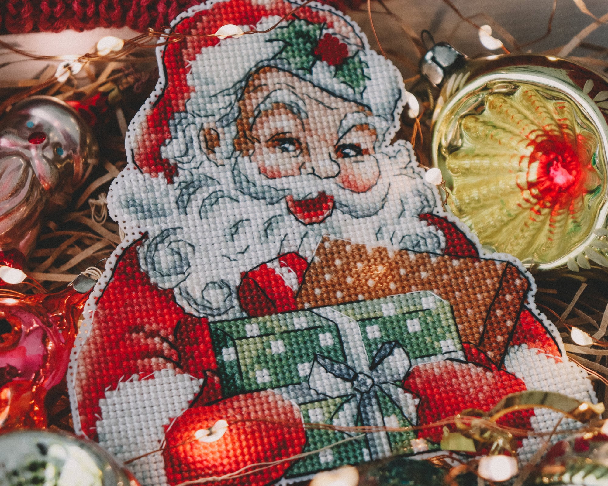 Santa Claus Cross Stitch Pattern PDF, New Year Cross Stitch Chart ...