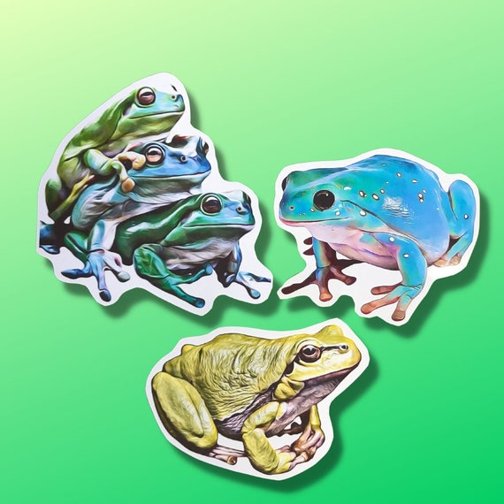 Embellishments Paper, Party & Kids Tree lovers frog sticker cute frog ...
