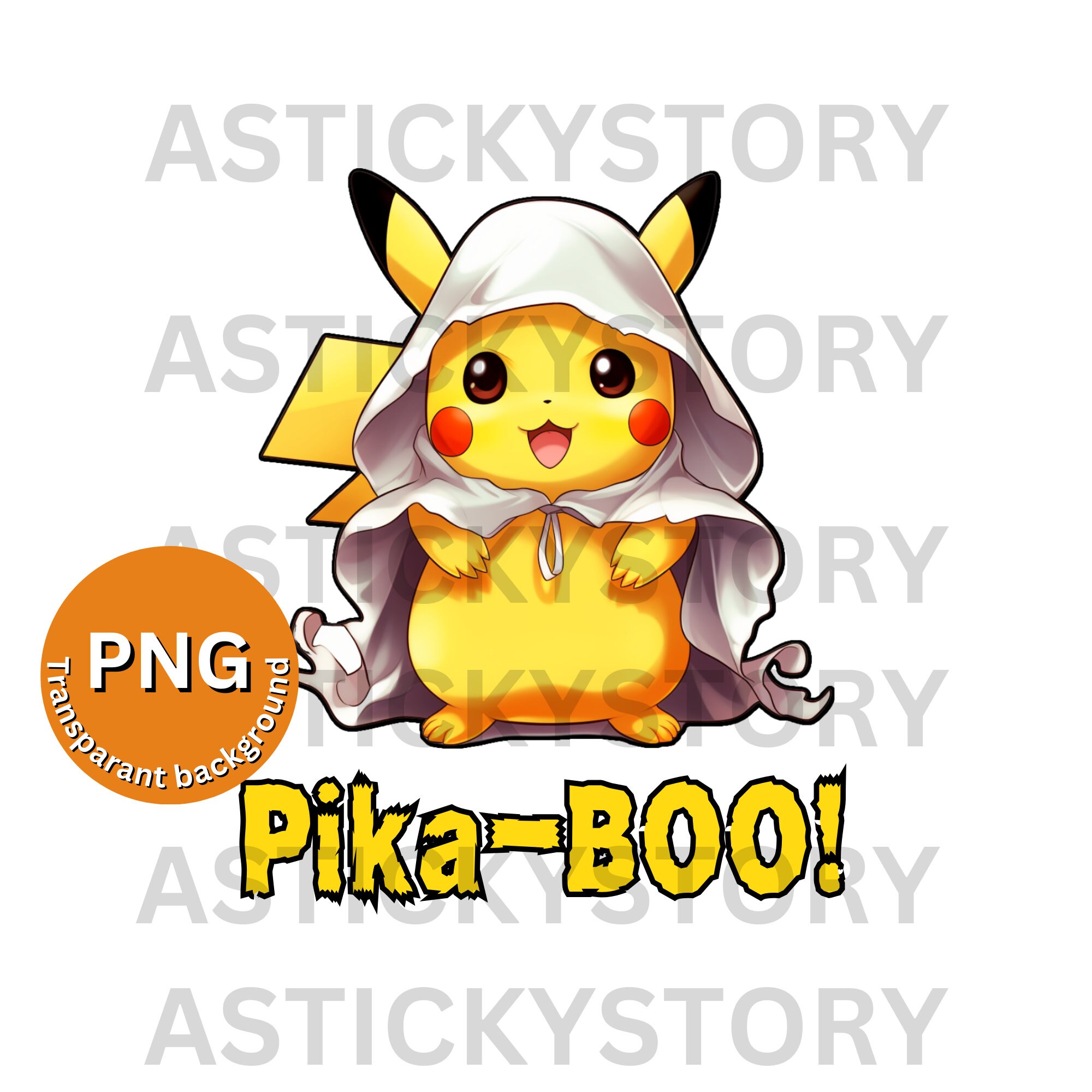 Pikaboo Pika Boo PNG Pikachu Illustrated Sublimation - Etsy Canada