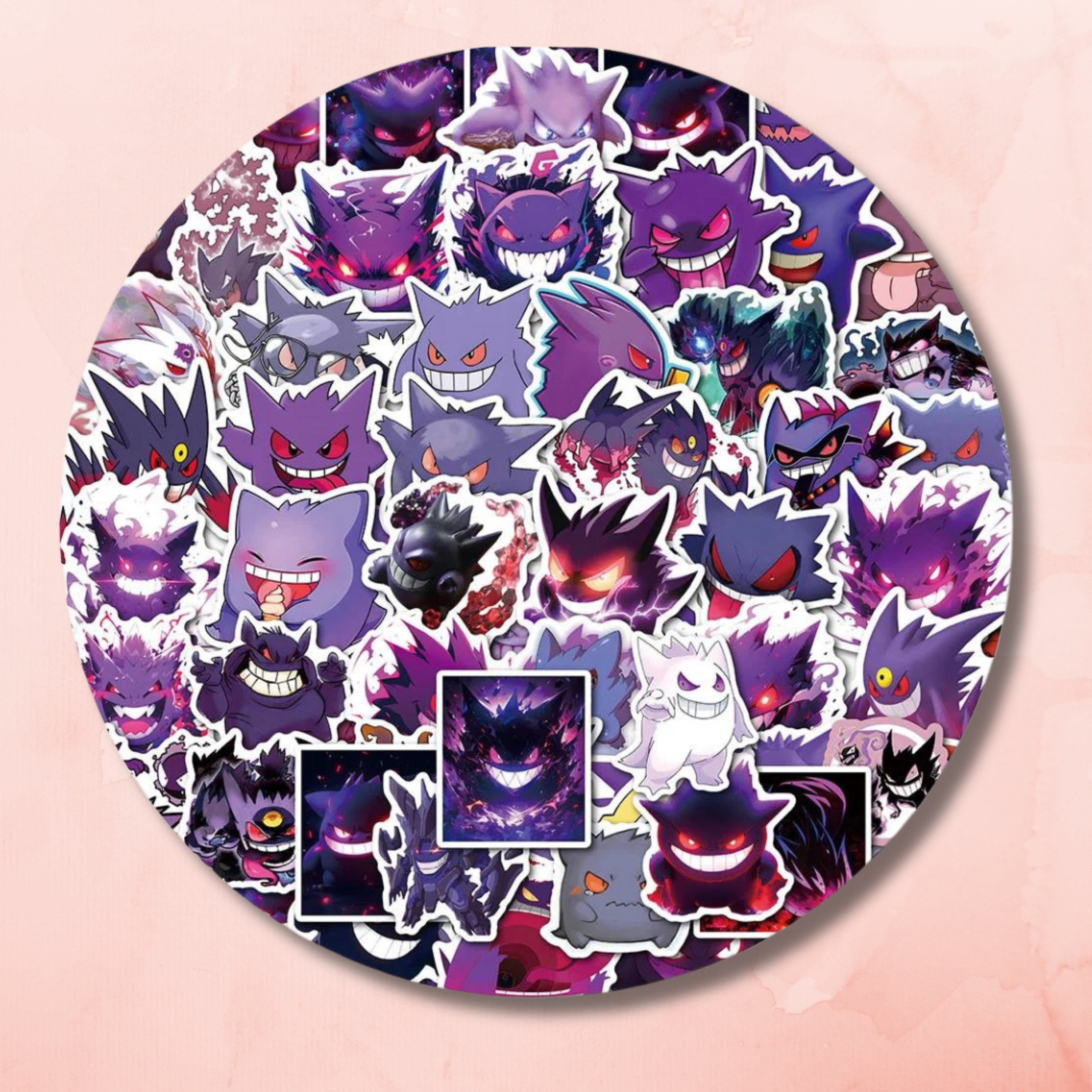 Gengar Sticker, Gengar Stickers, Pokemon Stickers, Gengar, Kidcore ...