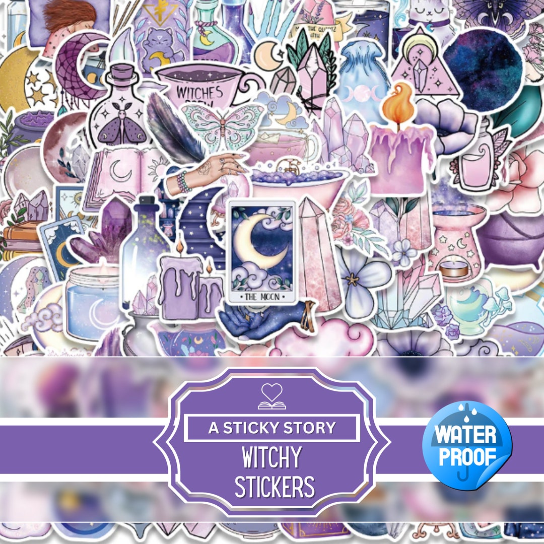 Witchy Stickers, Vinyl Stickers Pack, Planner Stickers - Etsy
