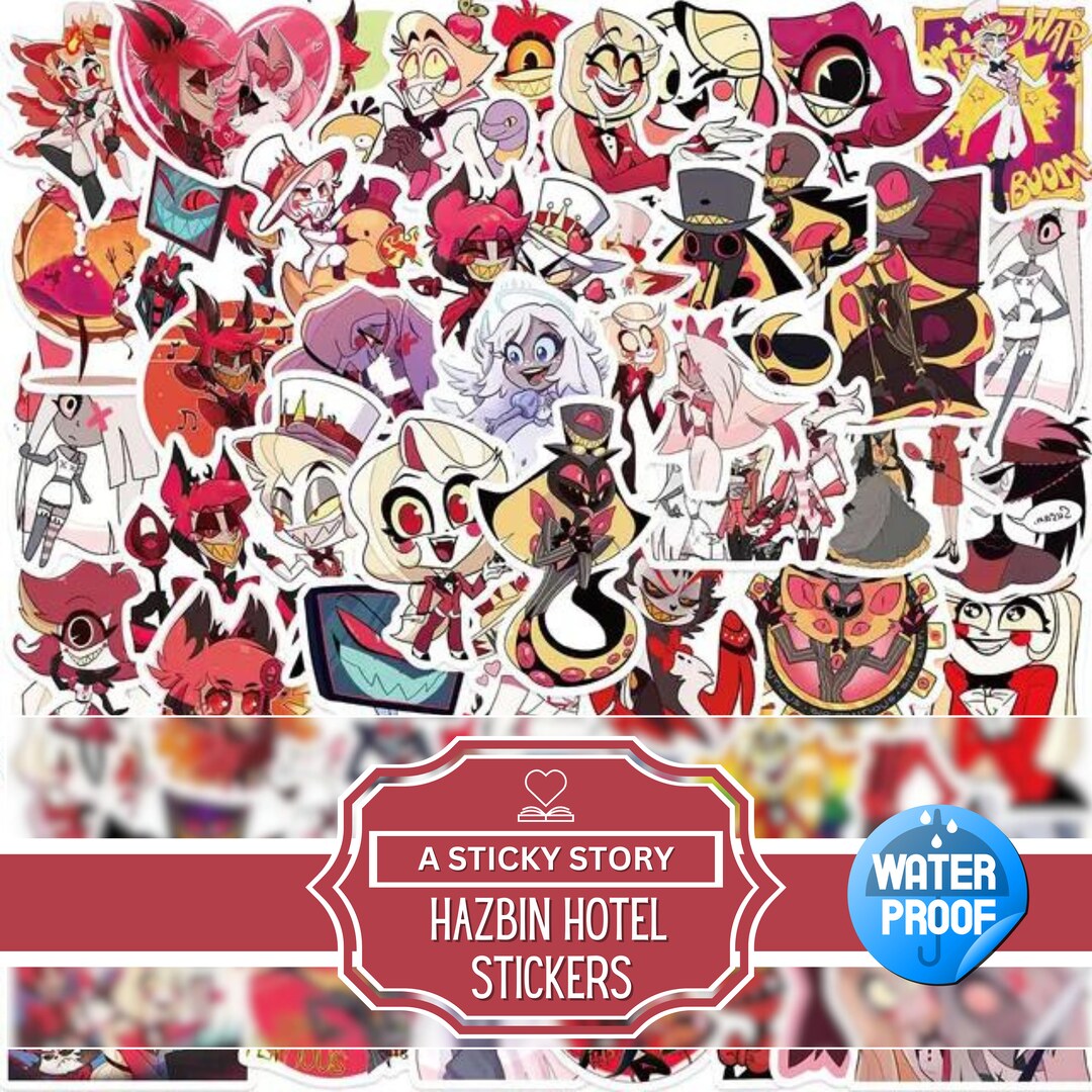 Hazbin Hotel Stickers, Hazbin Hotel Match, Hazbin Hotel Sticker - Etsy ...