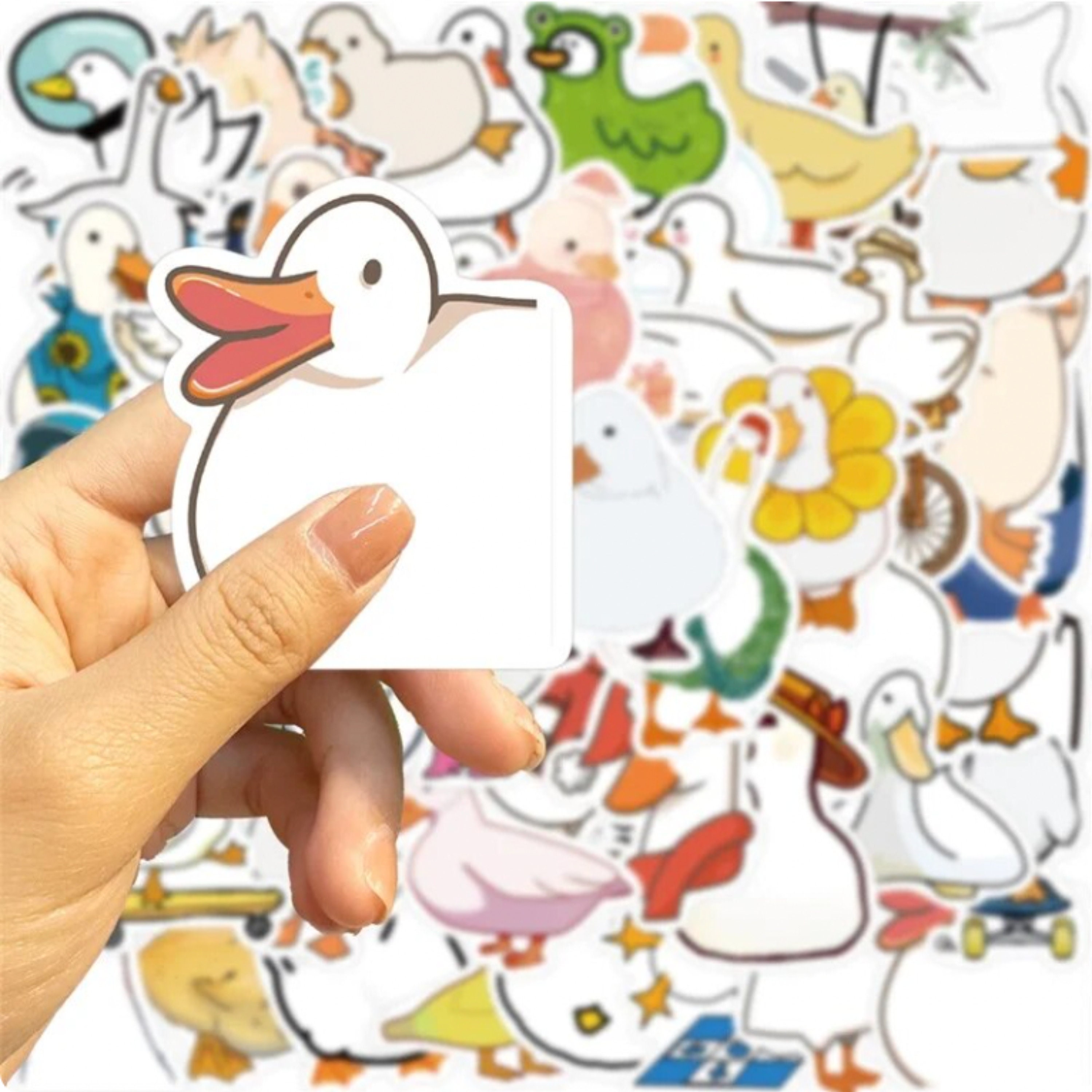 Duck Stickers, Cute Duck, Funny Stickers, Sticker Pack, Planner Sticker ...