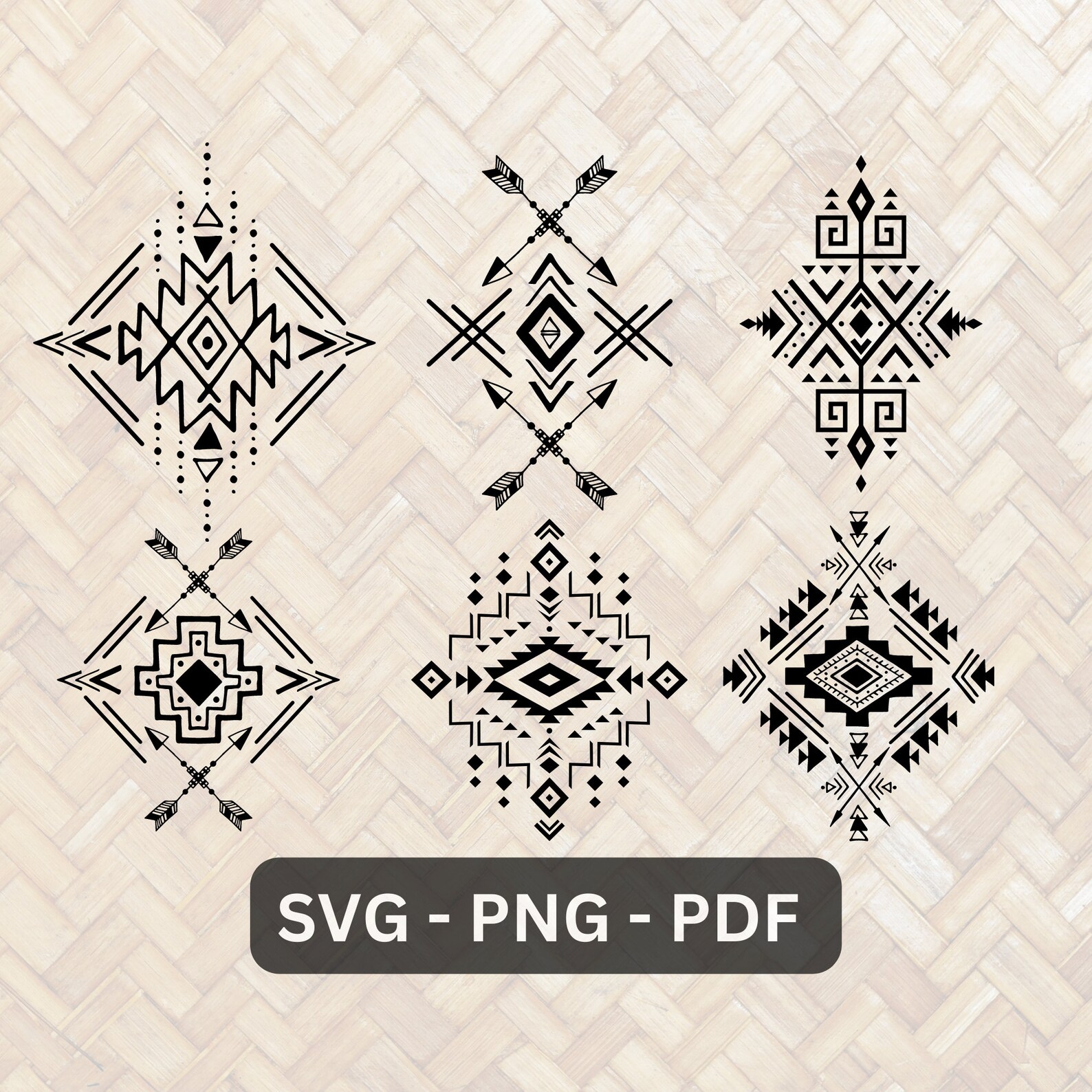 Nativity SVG Tribal SVG Native SVG Boho Pattern Tribal - Etsy