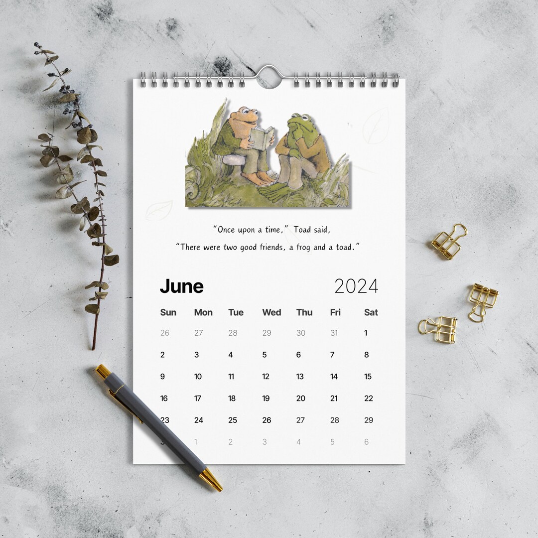 Frog and Toad Wall Calendar 2024, Frog and Toad Are Friends, Frog and ...