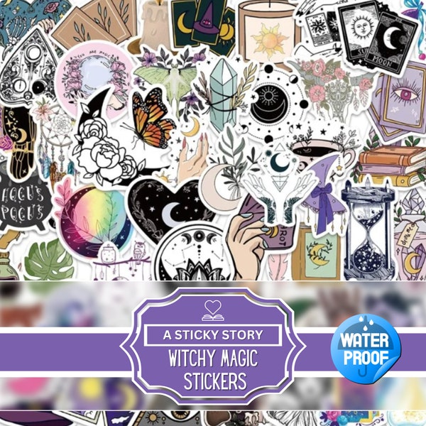Witchy Cottagecore Laptop Stickers - Etsy