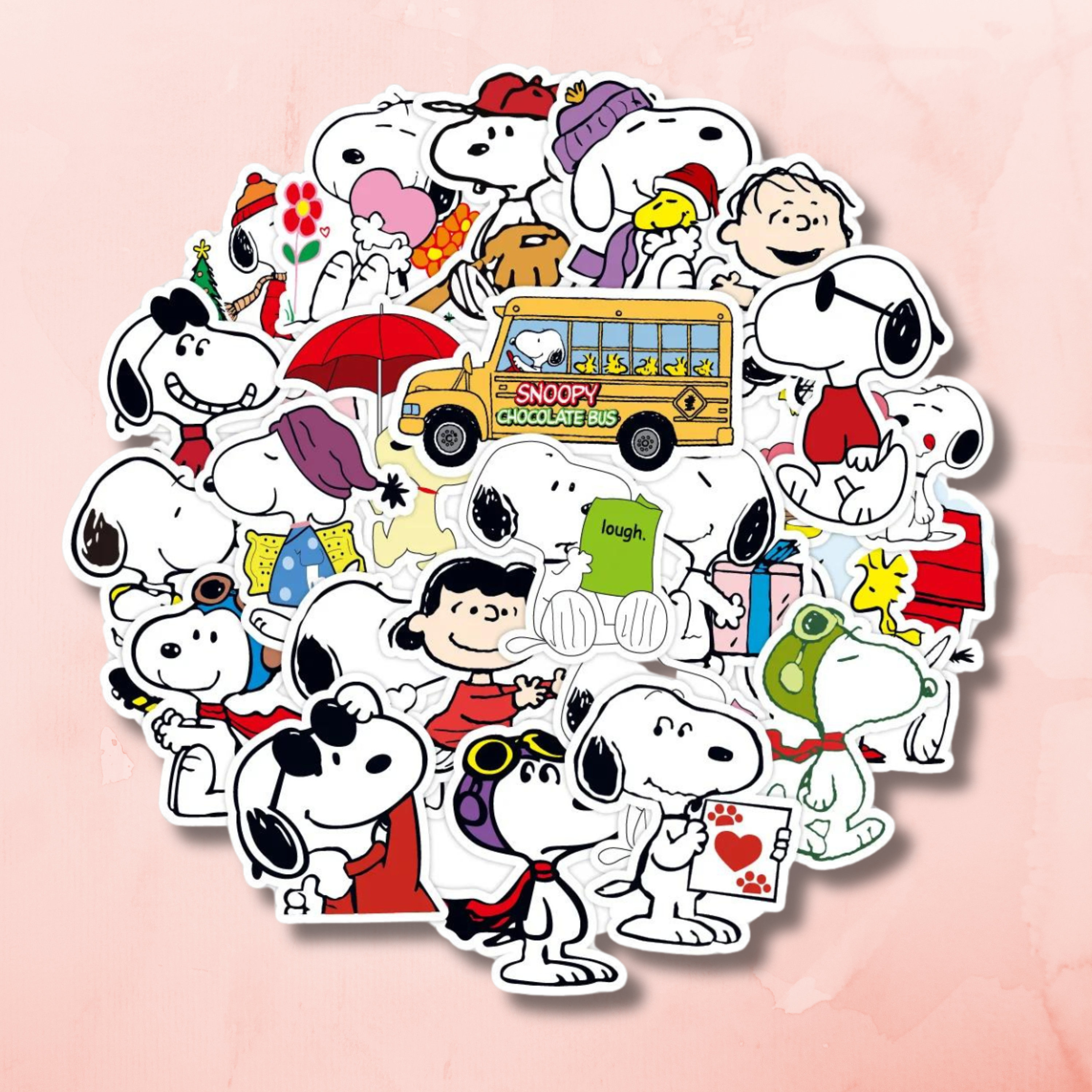 Snoopy Stickers, Peanuts Stickers, Snoopy Decal, Vinyl Stickers ...