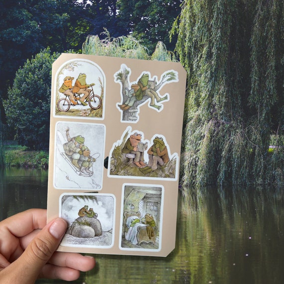 Frog and Toad Sticker Sheet Frog and Toad Sticker Frog - Etsy