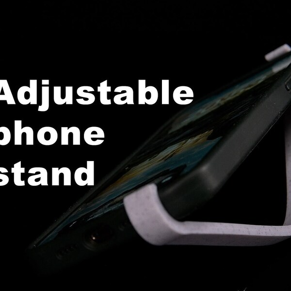 3d Printed Adjustable Phone Stand - Etsy