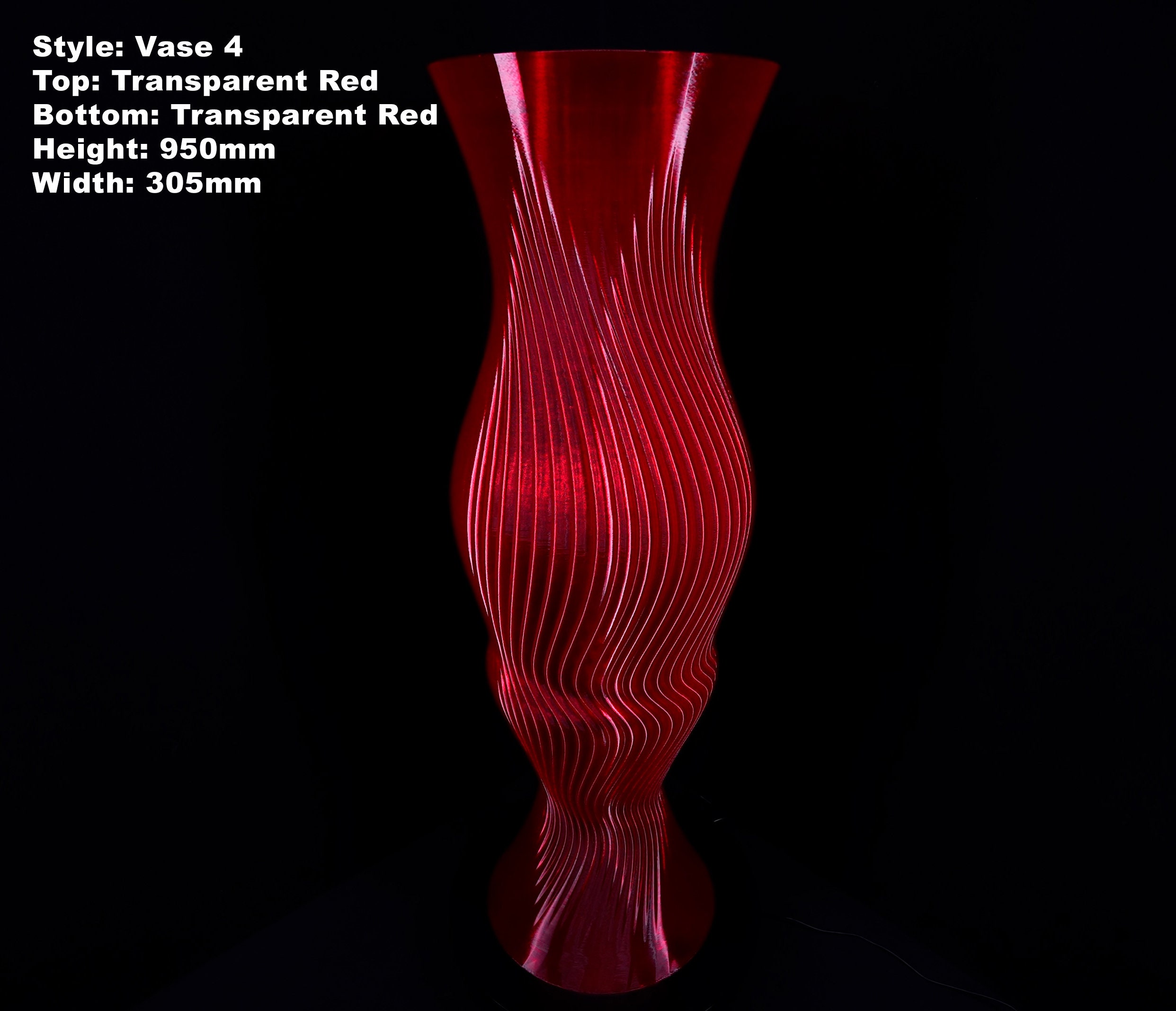 Create Your 3d Printed Vase. 37 Inch VASES! You Pick the Colors With ...