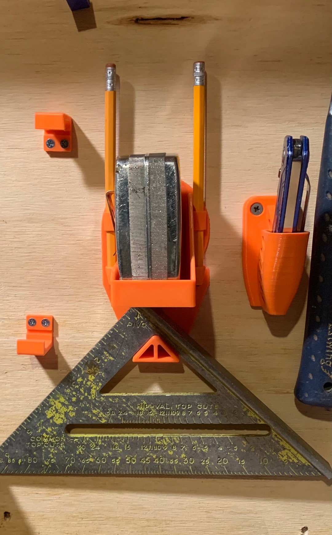 Crosscut Buddy (tape Measure, Square & Pencil Holder) - Etsy