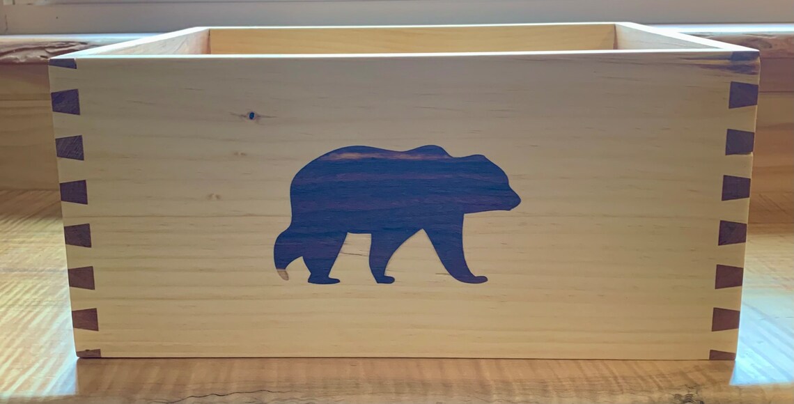 Dovetail Box With Inlay - Etsy