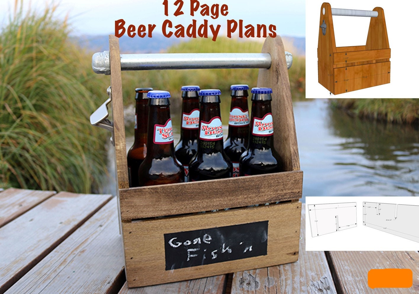 Wooden Six Pack Holder Plans Sixpack Holder Plan DIY Beer - Etsy