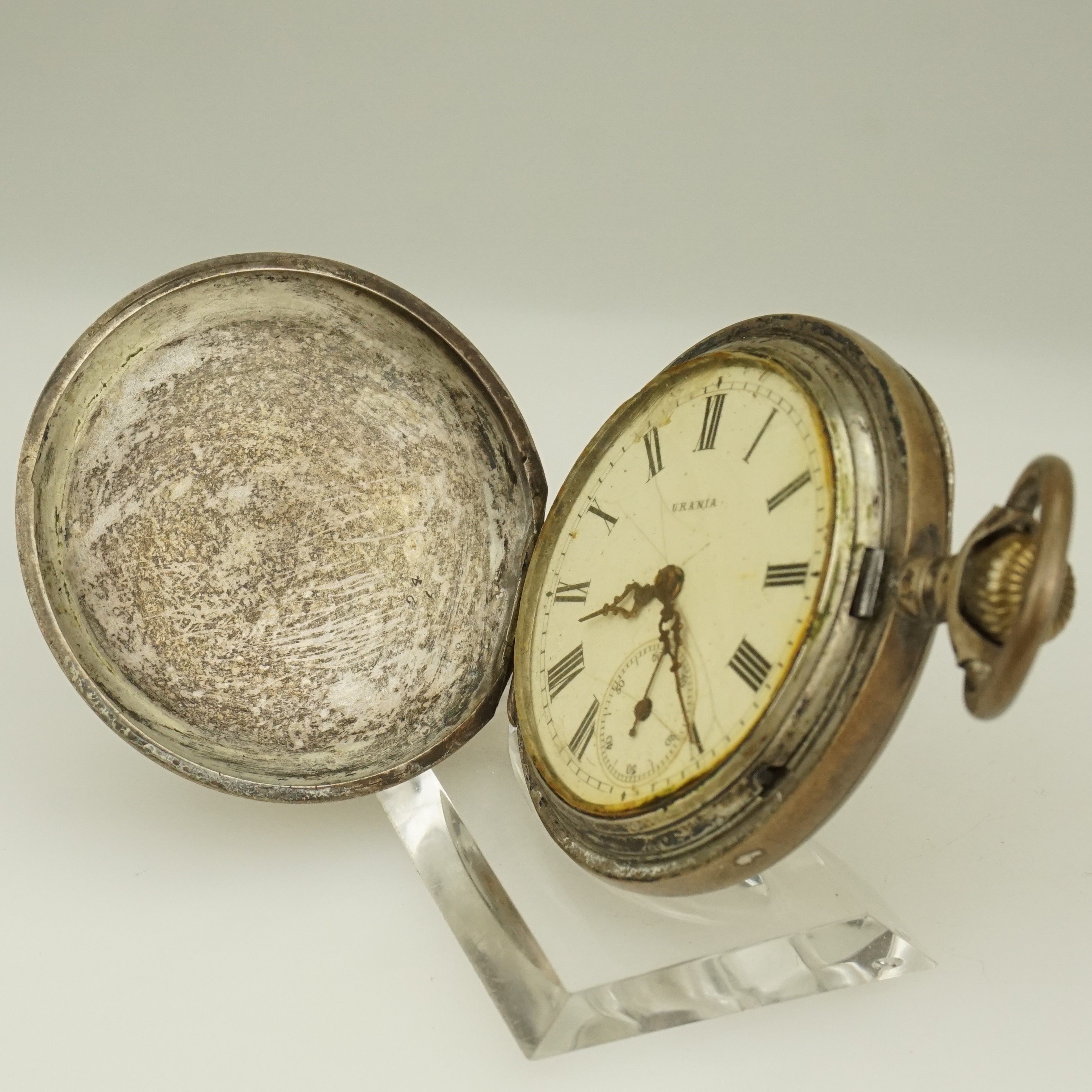 RARE Solid Silver Pocket Watch Antique Men's Ladies No - Etsy