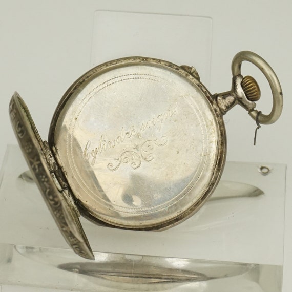 RARE! Solid Silver Pocket Watch Antique Men's Ladies … - Gem