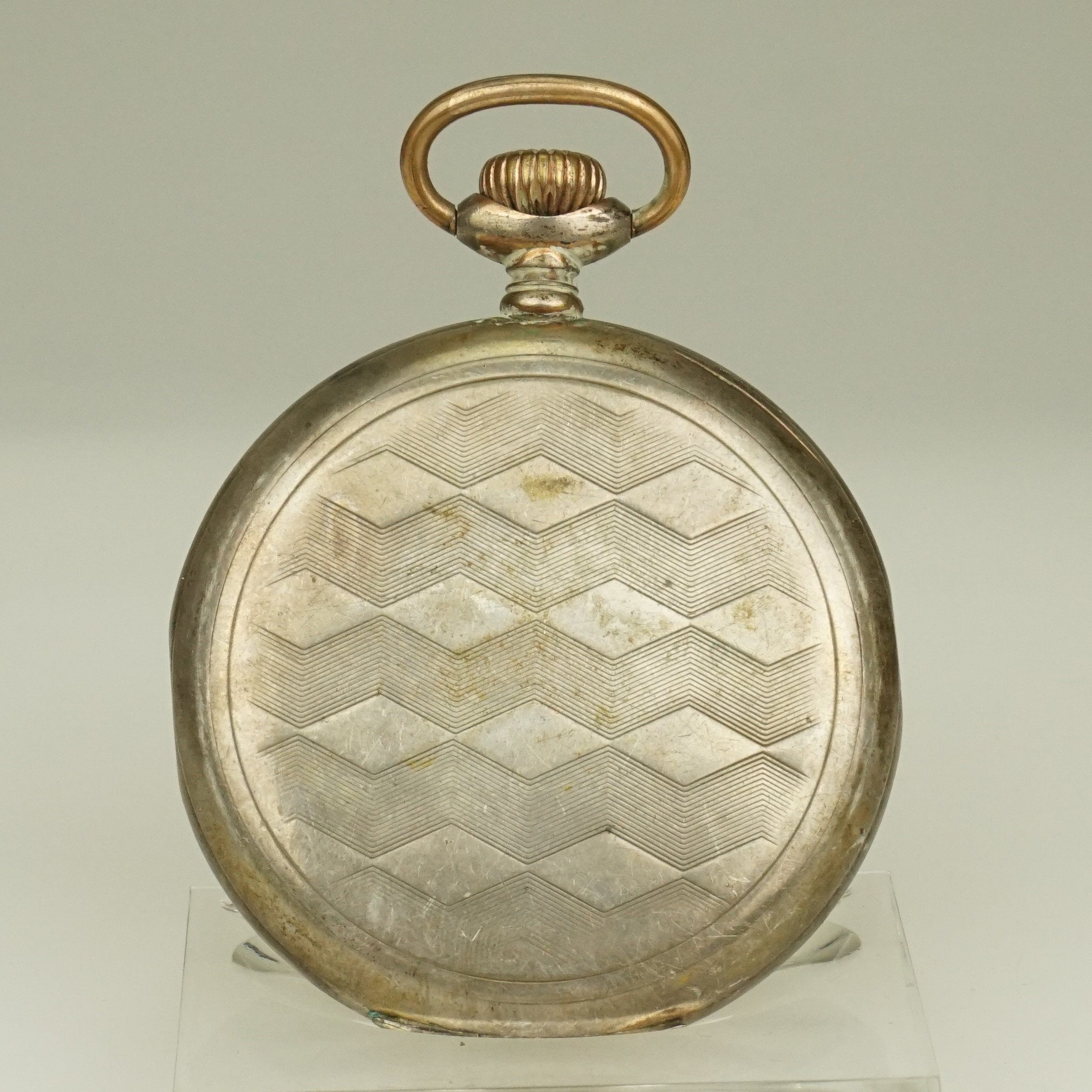 RARE Solid Silver Pocket Watch Antique Men's Ladies No Fusee Duplex ...